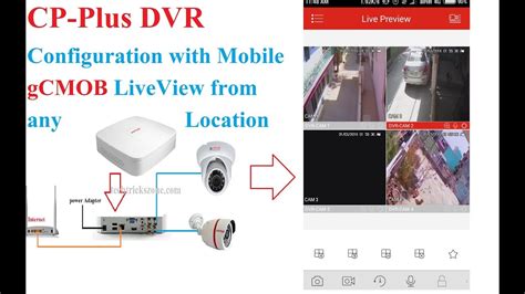 CP Plus DVR Configuraiton With Mobile Apps To View From Internet YouTube