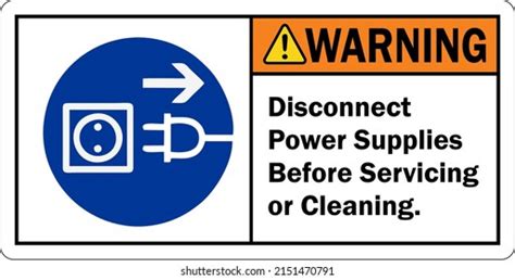 Disconnect Power Supply Before Cleaning Images Stock Photos Vectors Shutterstock