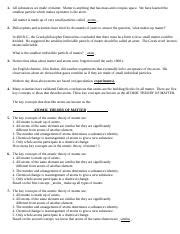 Chp Chem Docx All Substances Are Made Of Matter Matter Is Anything That Has Mass