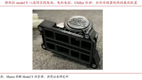 特斯拉model Y八通阀实现电池电机电控Chiller冷却水冷冷凝器制热的最优配置 2023年03月 小牛行研