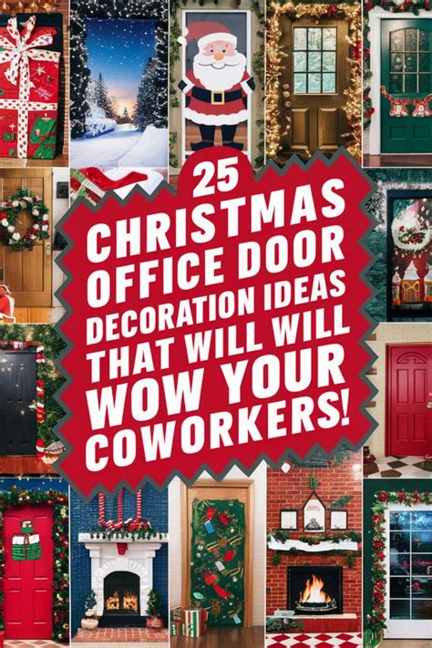 25 Creative Christmas Office Door Decorations Thatll Wow Your