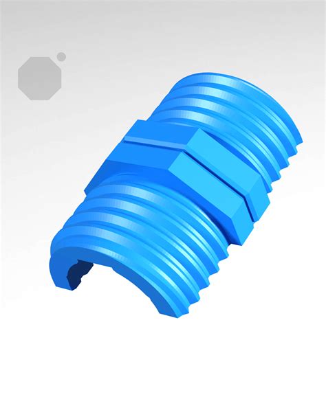 13 Mm Big Thread Push Fit Flat Head Folded Bolt 3d Model By Multiboard On Thangs