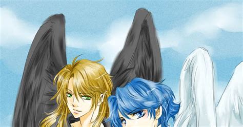 悪魔と天使。 November 8th 2014 Pixiv