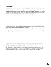 Economics Honors 2 5 Timber Assignment2 Pdf Questions 1 In Making
