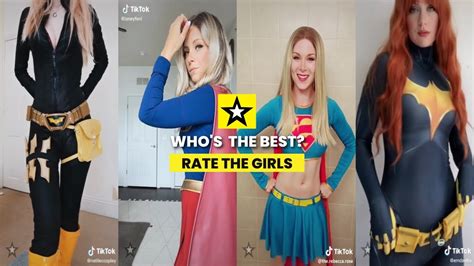 Rate The Girls Best Supergirl Vs Batgirl Cosplay Tiktok Dance