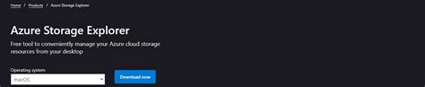 Azure Storage Explorer Download Installation On Windows And MacOS