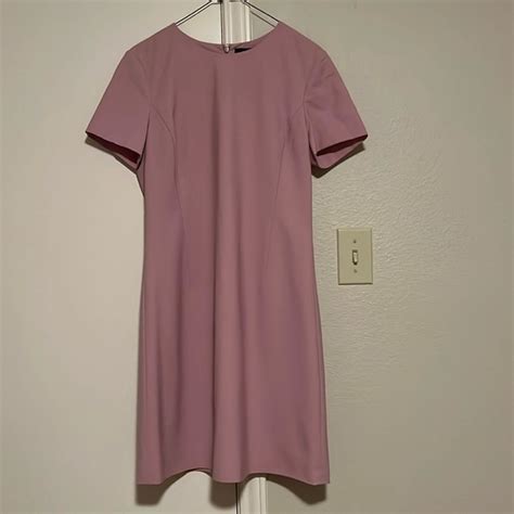 Theory Dresses Theory Jatinn Wool And Elastane Dress Short Sleeve