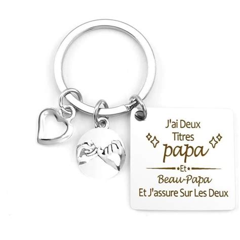Cadeau Beau Pere Porte Clef Cadeau Fête Des Pères Saint Valentin Papa