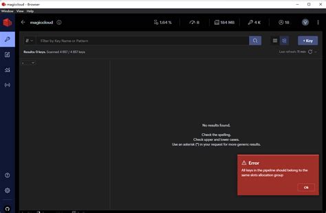 Bug All Keys In The Pipeline Should Belong To The Same Slots