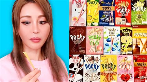 I Tried 15 Rarest Pocky Flavors Youtube
