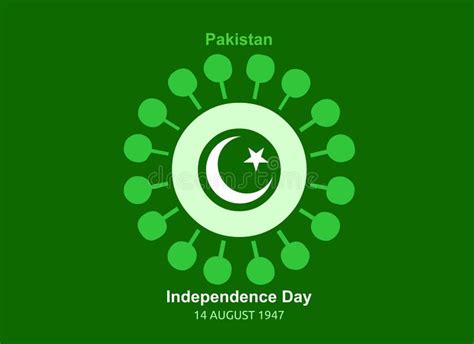 14 August Pakistan Independence Day Celebration Card Design