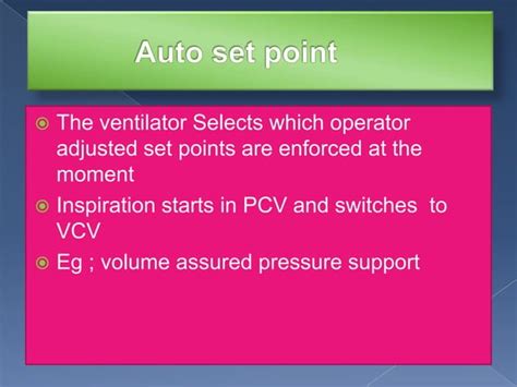 Ventilator Mode Classification Ppt