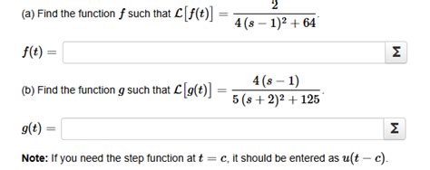 A ﻿find The Function F ﻿such That