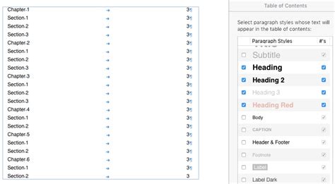 Formatting Table Of Contents In Pages On Apple Community