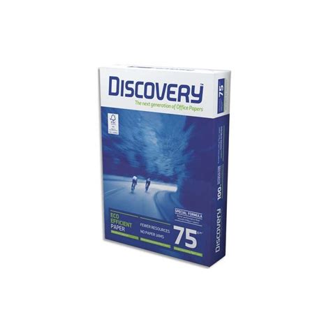 SOPORCEL Ramette Feuilles Papier Blanc Discovery A G CIE