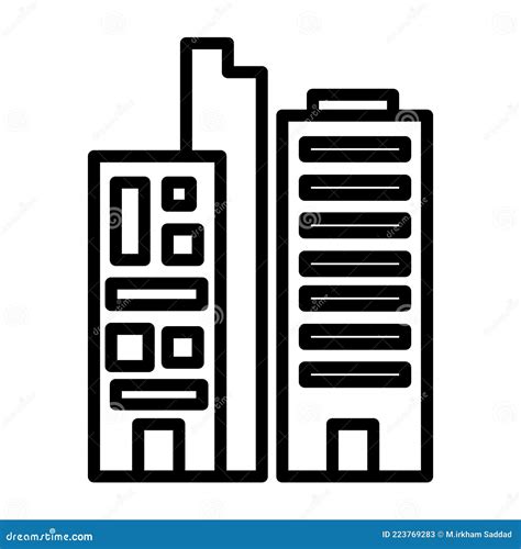 Office Outline Icon Office Sign Graph Symbol For Your Web Site Design Logo App Ui Vector