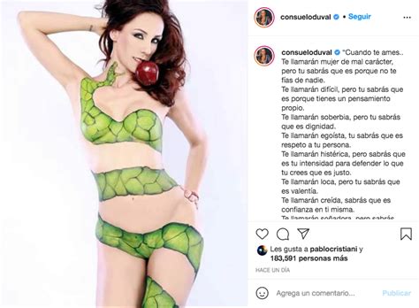 Pecadora Consuelo Duval se deja ver como Eva en el paraíso