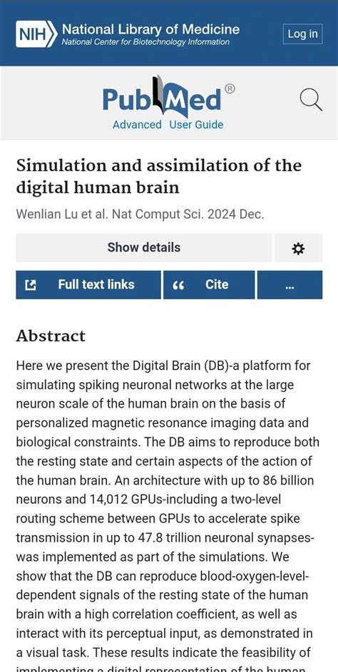 Ateeq Aslam On Linkedin Neuroscience Computationalscience Innovation Digitalbrain Research