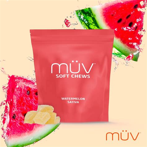 Buy Watermelon Soft Chews 100mg 10 Pack 100mg 10 Pack Online MÜv