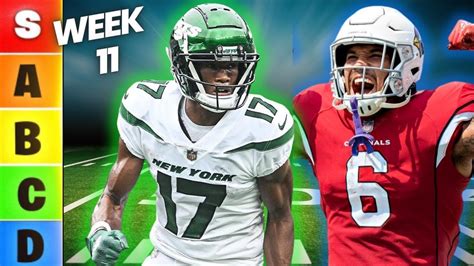 Top 20 Rb And Wr Rankings And Tiers Week 11 Fantasy Football Youtube