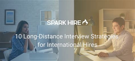 10 Long Distance Interview Strategies Spark Hire
