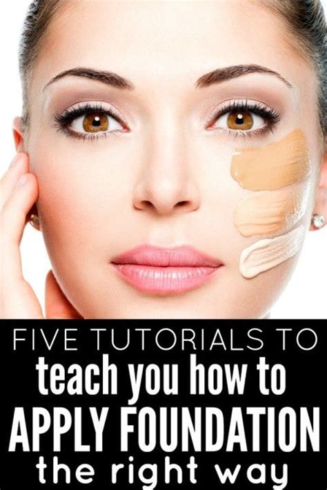 5 Tutorials To Teach You How To Apply Foundation Like A Pro How To