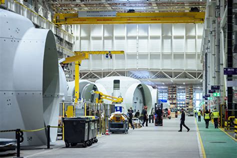 組圖：德國經濟部長訪問西門子風機工廠 風力 渦輪機 哈貝克 大紀元
