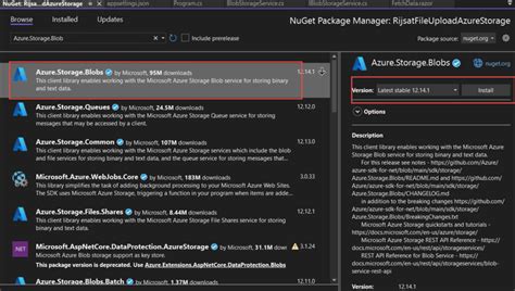 Upload And Delete Files In Azure Blob Storage Using Blazor Apps With Net 7