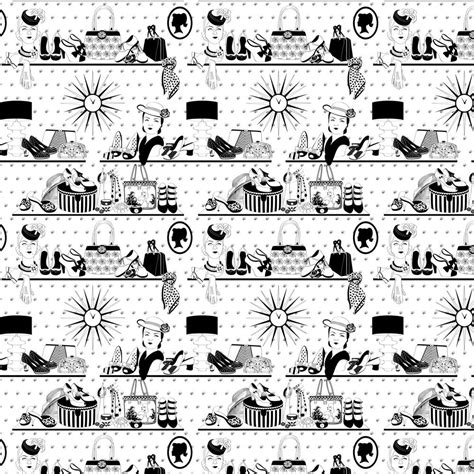 Accessorise Bandw 10m By Dupenny Black White Wallpaper
