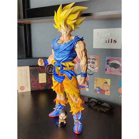 Figura De Dragon Ball Z De 43cm Majin Vegeta Son Goku Namek