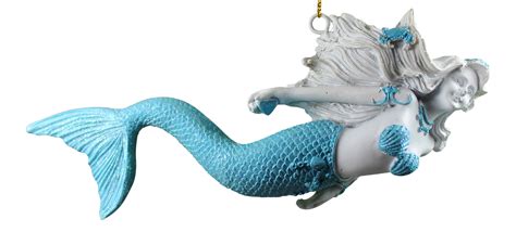 Swim Like A Mermaid Christmas Holiday Ornament Resin 775 Inches Mary