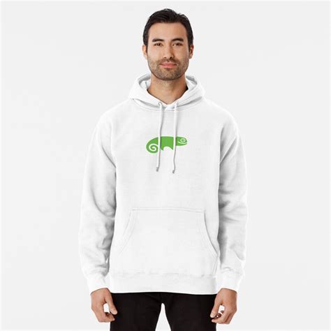 Suse Chameleon Logo Pullover Hoodie By Iepster Redbubble