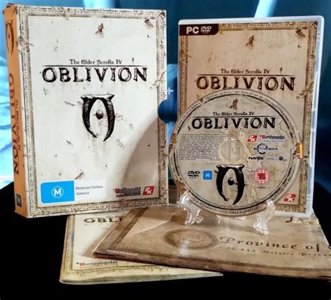 Elder Scrolls Iv Oblivion Tes Iv Retro Pc Big Box Game [cib Complete