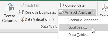 Back Into An Answer With Goal Seek Excel Tips Mrexcel Publishing