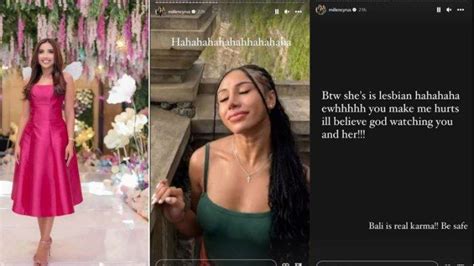 Millen Cyrus Ungkap Sosok Wanita Lesbian Yang Jadi Selingkuhan Lionel Lee Tribunbatamid