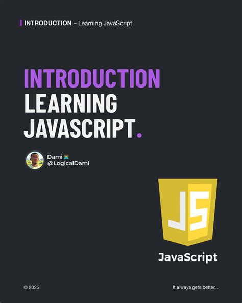 Introduction — Learning Javascript By Logicaldami Apr 2025 Medium