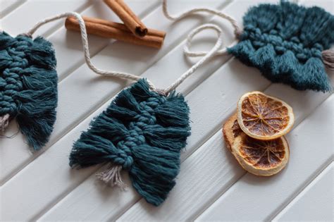 Makramee Tannenbaumgirlande Lady Bella DIY Blog