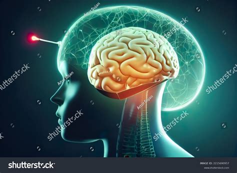 Artificial Intelligence Artificial Neural Network 3d Stock Illustration
