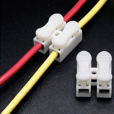 Jual CH 2 Terminal Sambungan Jepit 2 Jalur Quick Connect Wire Connector CH2 Shopee Indonesia