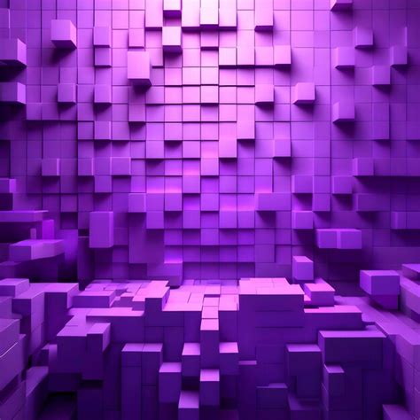Premium Photo Purple Square