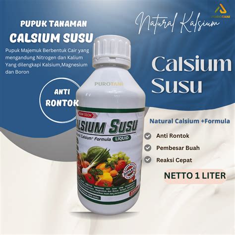 Jual Calsus Cair Super Calsium Susu Tanaman 1 Liter Natural