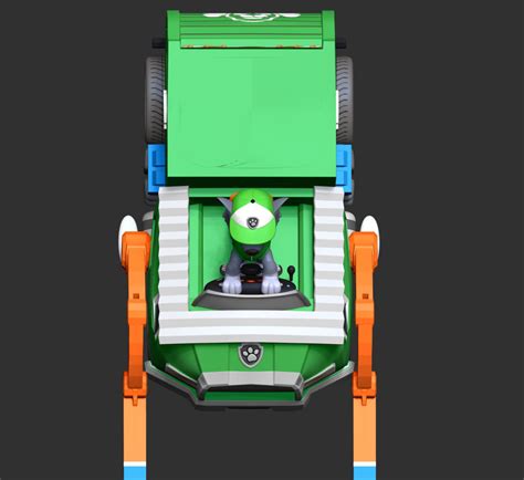 Fichier 3d Paw Patrol Rocky Truck Fanart・modèle à Télécharger Et à