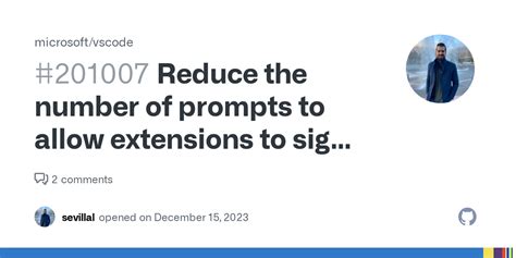 Reduce The Number Of Prompts To Allow Extensions To Sign In Using