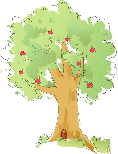 مجموعه عکس درخت سیب با فرمت Png و ترانسپرنت دوربری شده