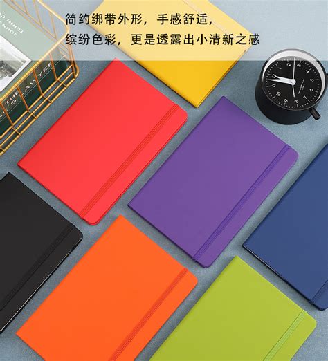 跨境现货a5松紧带绑带记事本pu笔记本全横线内页日记本子创意潮流 阿里巴巴