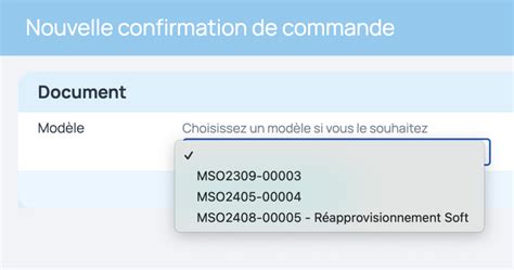 Comment Créer Des Modèles De Confirmation De Commande Incwo