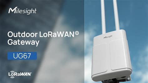 Outdoor Lorawan Gateway Ug67 Lorawan Gateway Milesight Iot