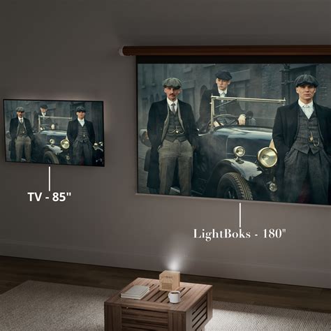 Lightboks The Smart Wood Projector For Home Openhagen