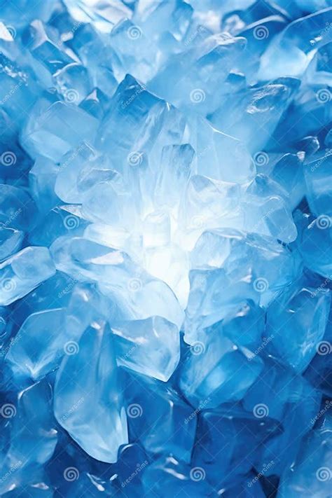 Winter Background With Ice Shards Stock Illustration Illustration Of
