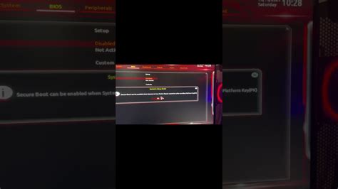 How To Enable Secure Boot On Gigabyte Youtube